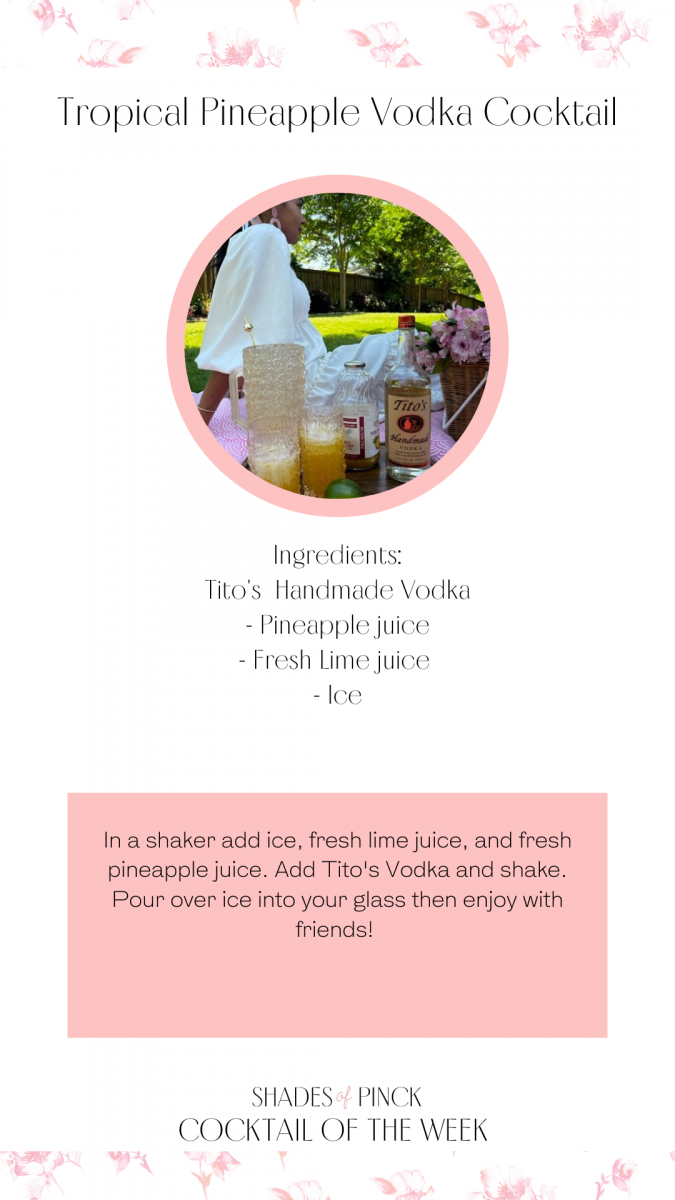 Spring Cocktail Series: Tito's Tropical Pineapple Vodka Cocktail ...