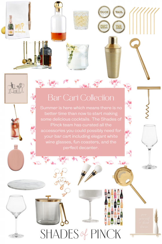 22 Items to Add to Your Bar Cart - Shades of Pinck