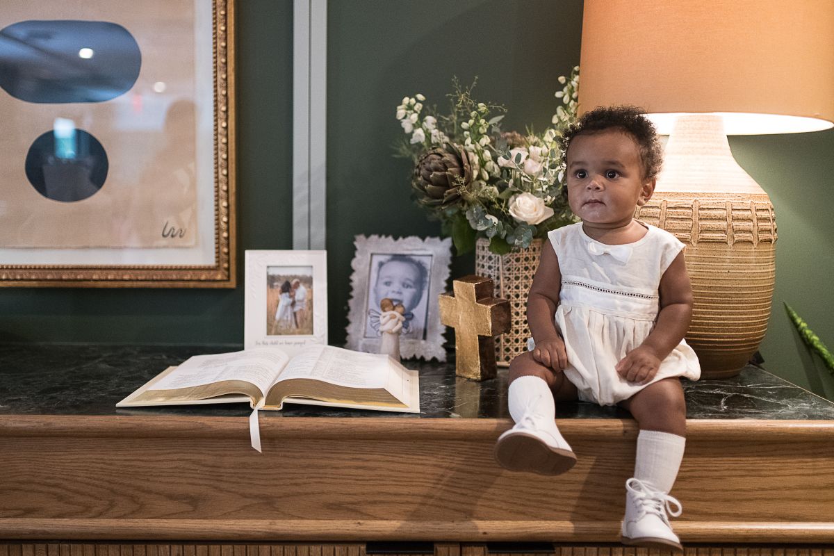 Teagan's Christening - Shades of Pinck